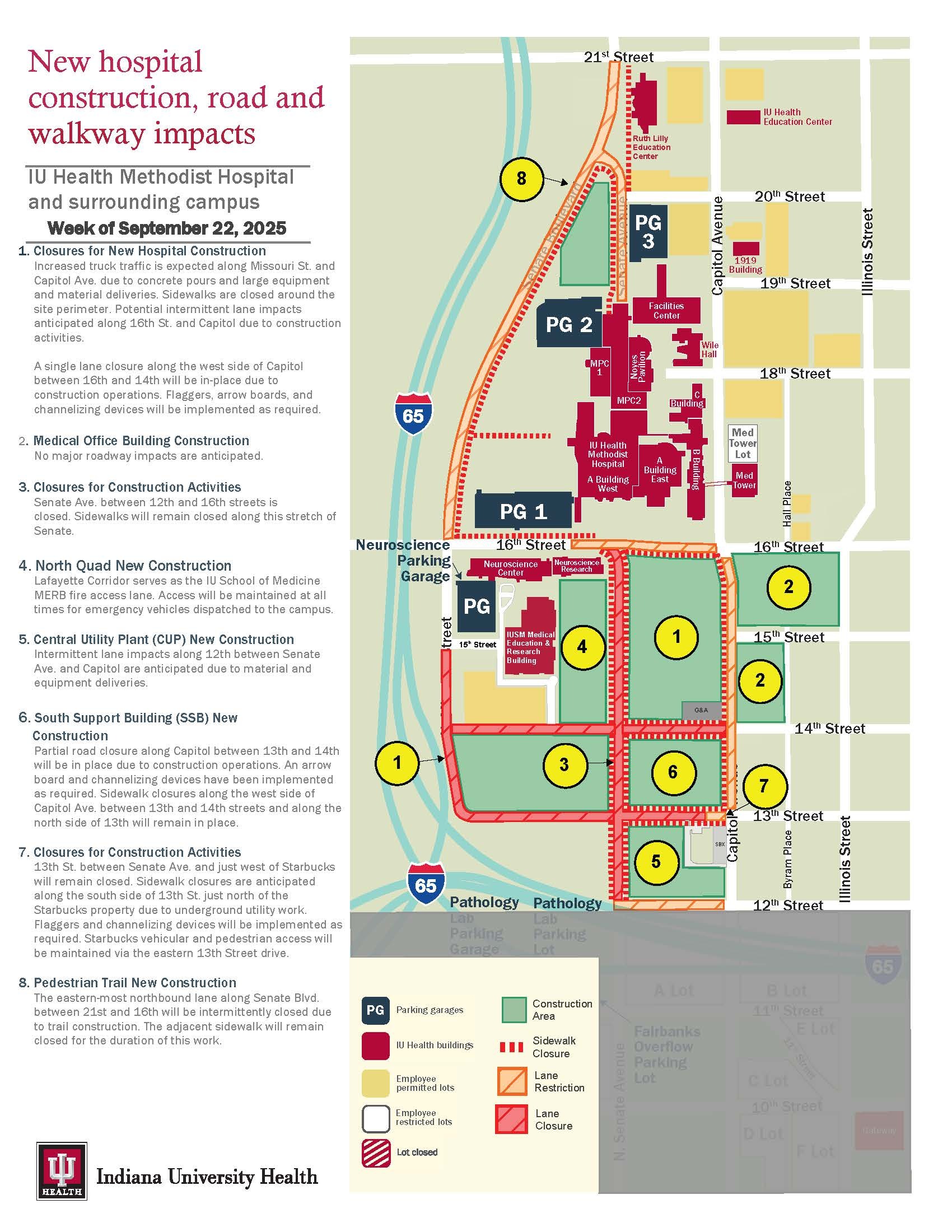 Construction Updates for New Downtown Hospital | IU Health