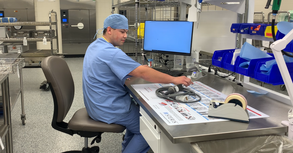 Central supply team member trains to become surgical technician | IU Health