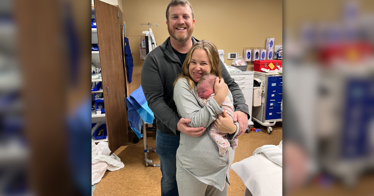Couple welcomes baby in Emergency department after rapid labor | IU Health