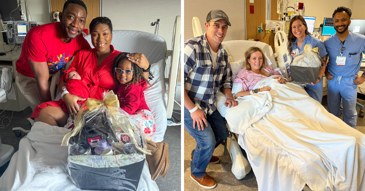 IU Health Fishers welcomes first two babies in new medical tower | IU Health