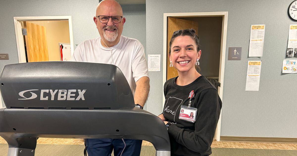 Pulmonary Rehab helps IU Health Saxony patient breathe easier and live fully | IU Health