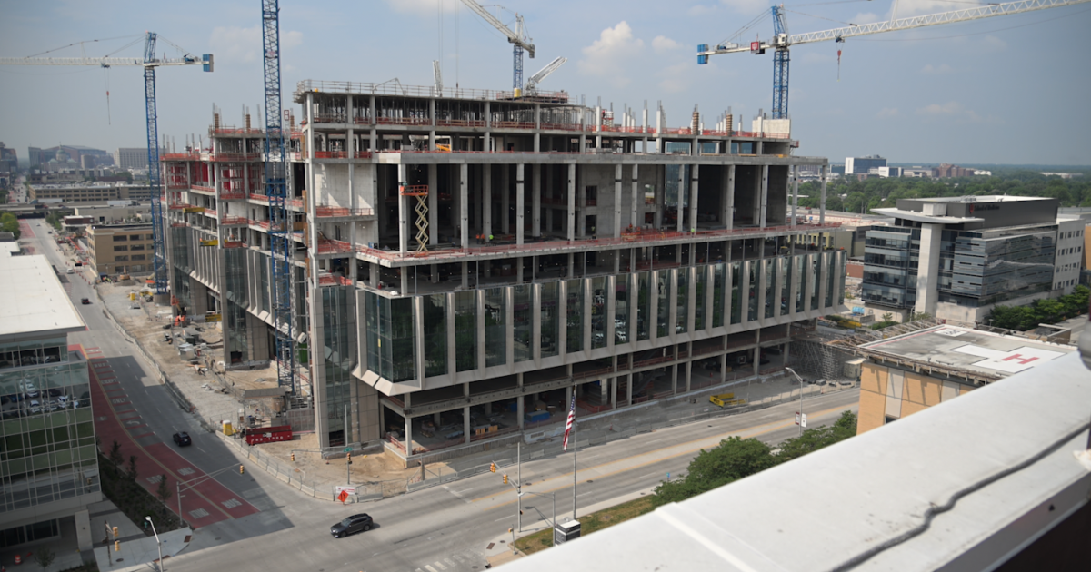 New IU Health downtown hospital construction update | IU Health