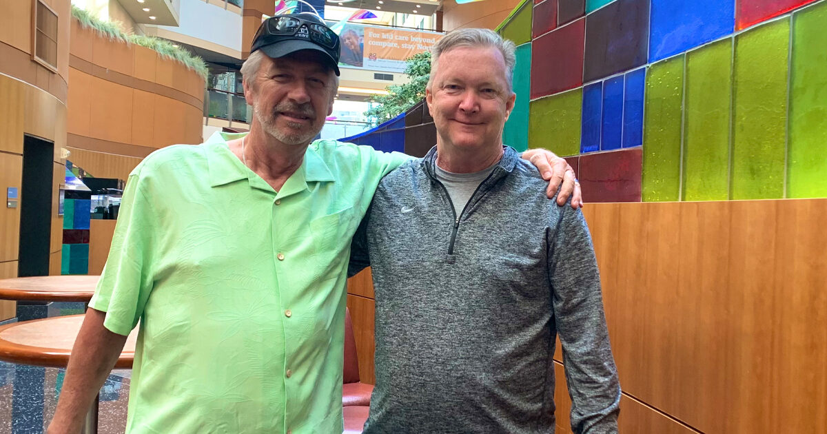 Two men share transplant as brothers at heart | IU Health