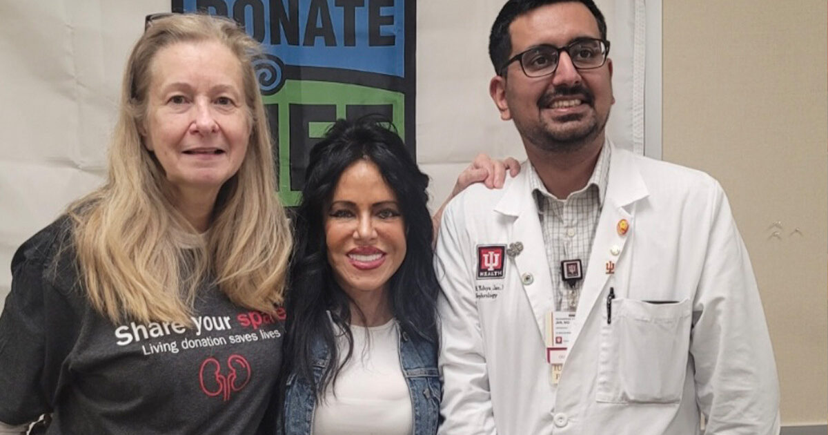 Greatest gift of all - woman donates kidney to a stranger | IU Health