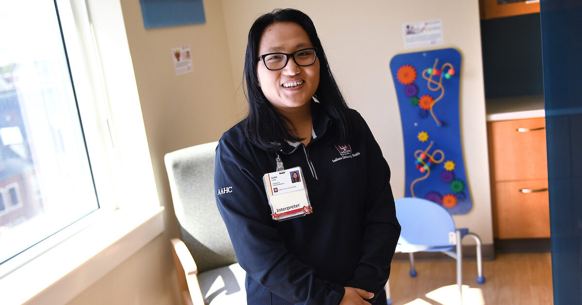 Burmese interpreter starts with a smile | IU Health