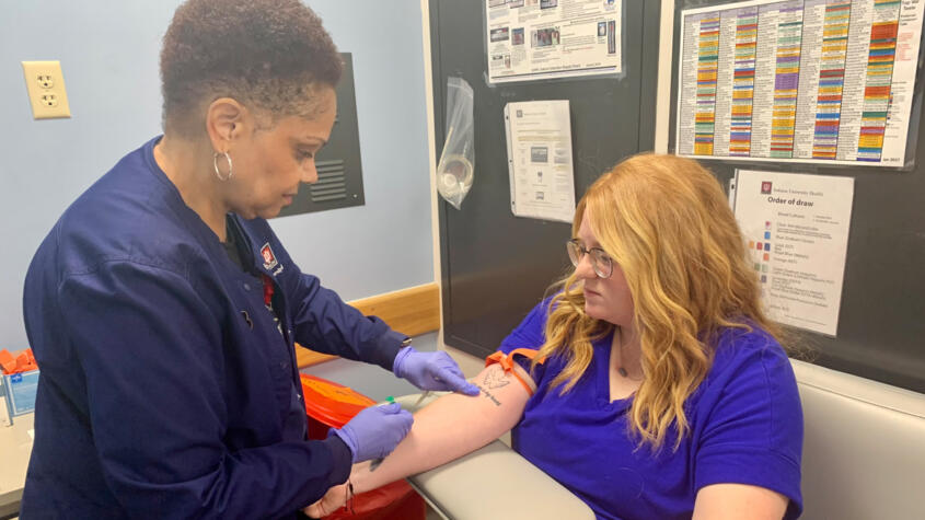 Coleman Center medical assistant has been drawing blood for more than ...